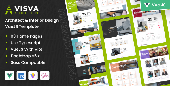 Visva - Architecture & Interior VueJs Template